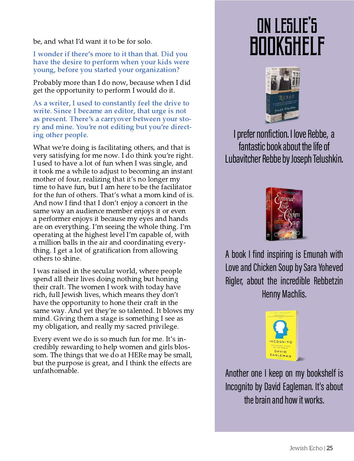 HERE AND NOW - jewishecho